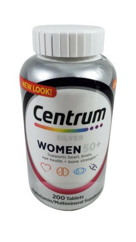 Centrum Silver Women 50+ Multivitamin/Multimineral Supplement (Pack of ...