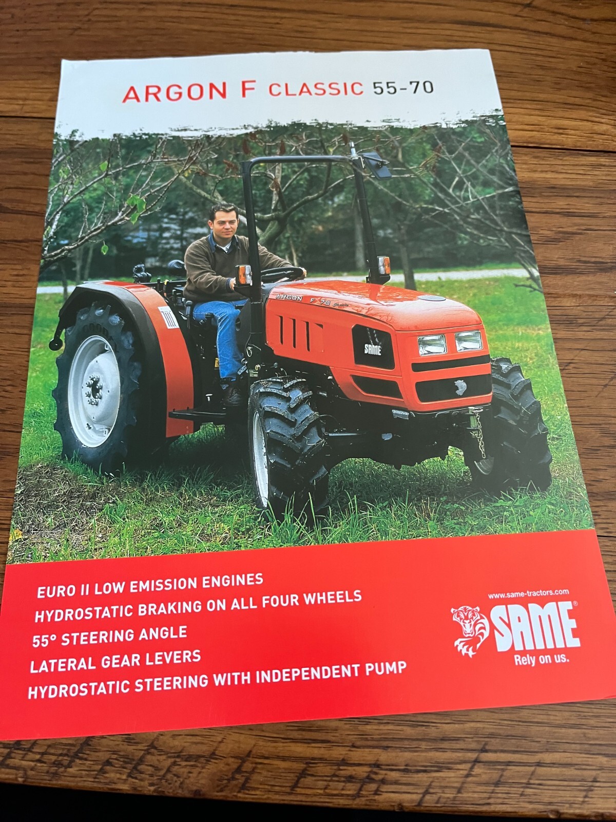 Same Argon F Classic 55 70 Tractor Brochure AMIL22 | eBay