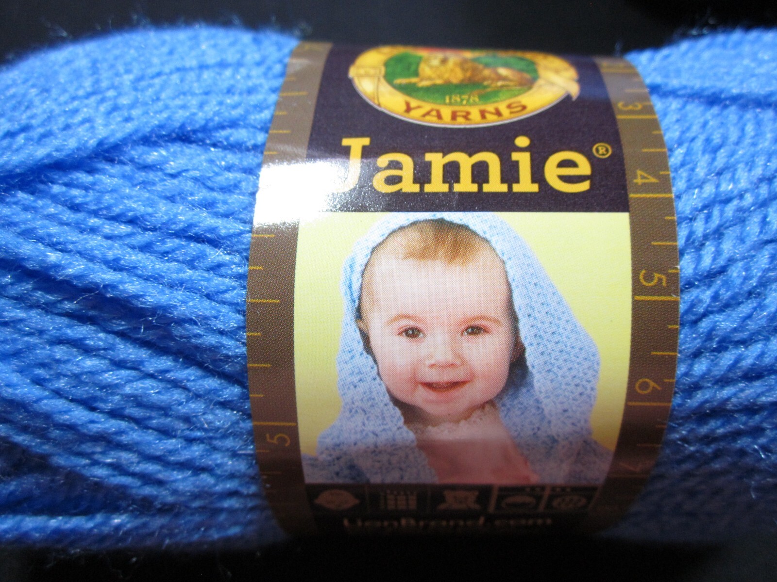 6 Skeins Jamie Baby Yarn -Little Boy Blue- All Dye Lot #71219 - 1.75 Oz ...