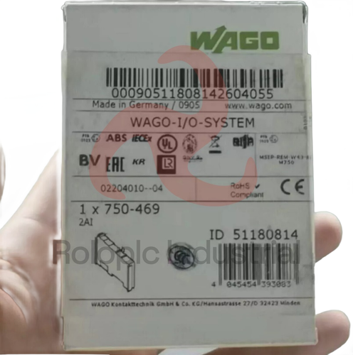 New Factory Sealed WAGO 750-469 2-Channel Analog Input PLC Module 750 ...