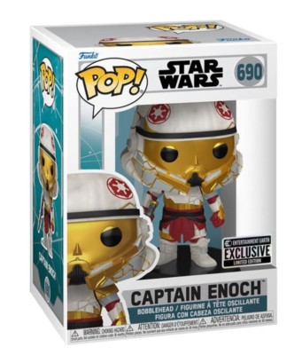 Funko Pop! Star Wars-Ahsoka-Captain Enoch #690 EE Exclusive | eBay