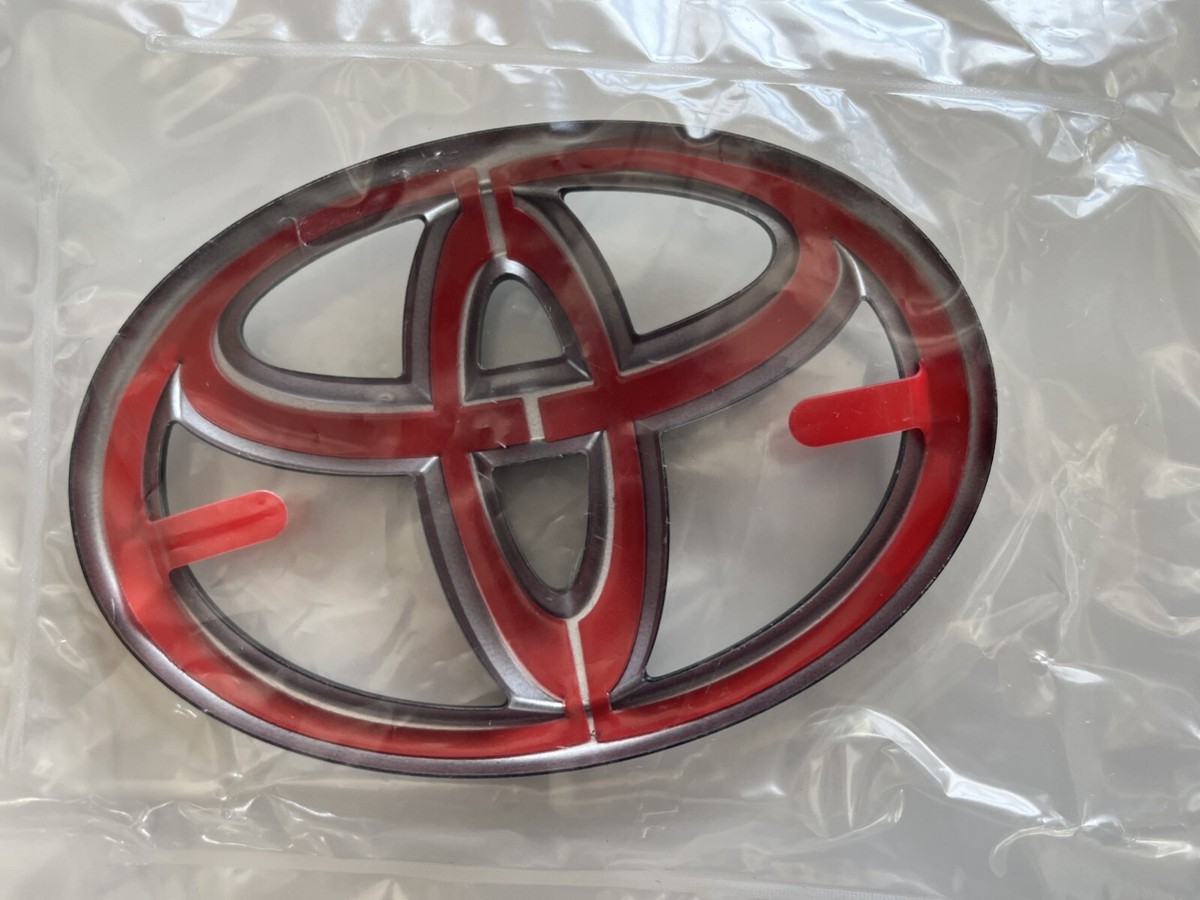 Emblema Toyota Blacked Out Frontale Posteriore OVERLAY !! 2019 - 2024 ...
