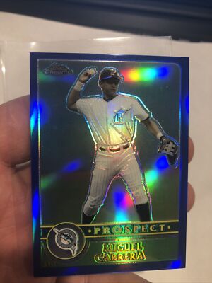2003 Topps Chrome Miguel Cabrera Prospect RC Refractor! Mint To Gem ...