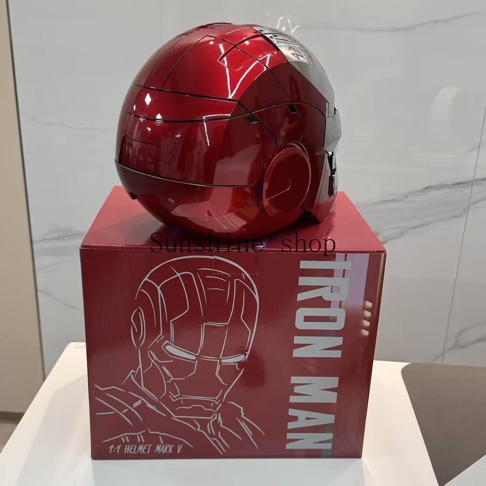 Autoking Iron Man Helmet MK5 1/1 Voice-controlled Mask Transform ...