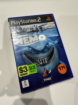 PS2 Disney Pixar Finding Nemo *Ex Rental Complete With Manual Video ...