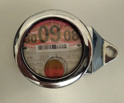 Classic Motorcycle Tax Disc Holder | eBay UK