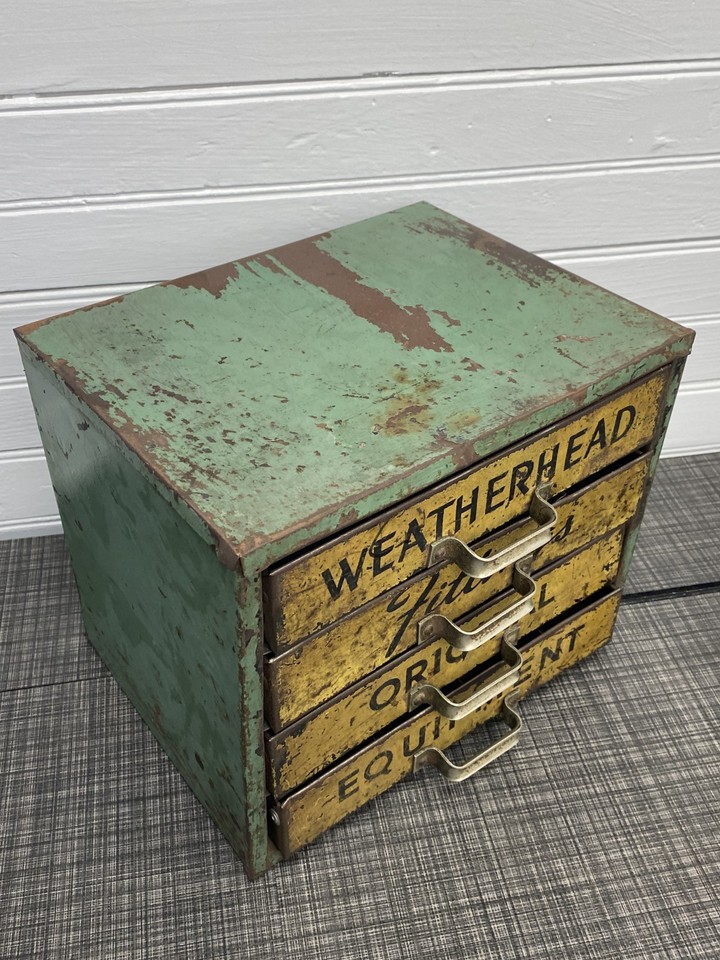 Vintage Weatherhead Original Equipment Fittings Storage Chest Store ...