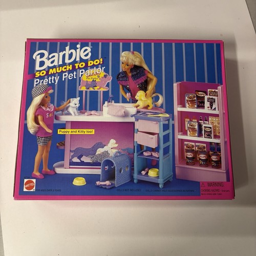 Barbie So Much To Do Pretty Pet Parlor Set 1995 Mattel Factory Sealed ...