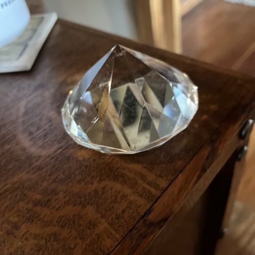 Crystal Paperweight Diamond | eBay