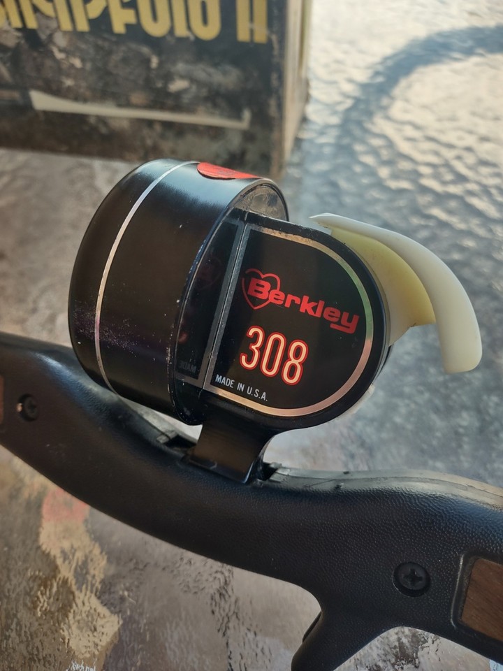 Vintage Berkley 308 Reel Fold Up Rod Fish-n-fold 12"-22" | eBay