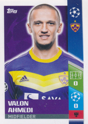 Champions League Sticker 17/18 - 577 - Valon Ahmedi - Play-Off ...