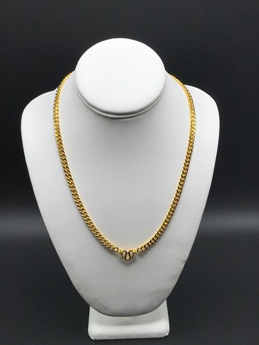Beautiful Pure 24k Gold Solid Cuban Link Chain 85 Gram 20 Inches 6mm ...