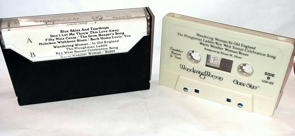 Elaine Silver Wandering Woman Cassette Tape Vintage 1984 Dandelion ...