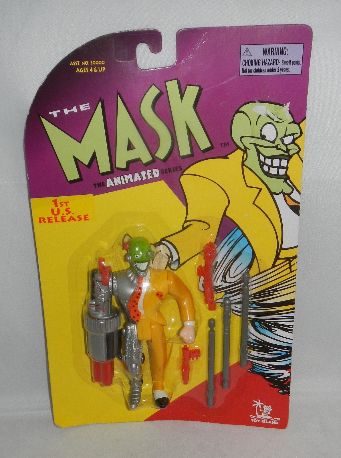 Toy Island 1997 The Mask Animated Series Heads up Action Figure P196 ...