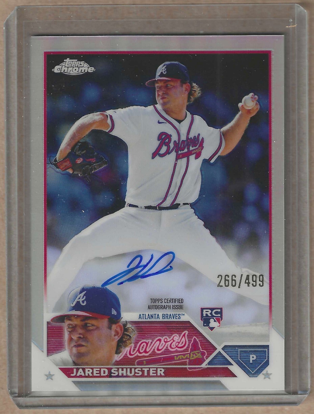 2023 Topps Chrome Jared Shuster Rookie Refractor Auto Autograph /499 ...