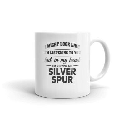 I'm Driving My Silver Spur Coffee Tea Ceramic Mug Office Work Cup Gift ...