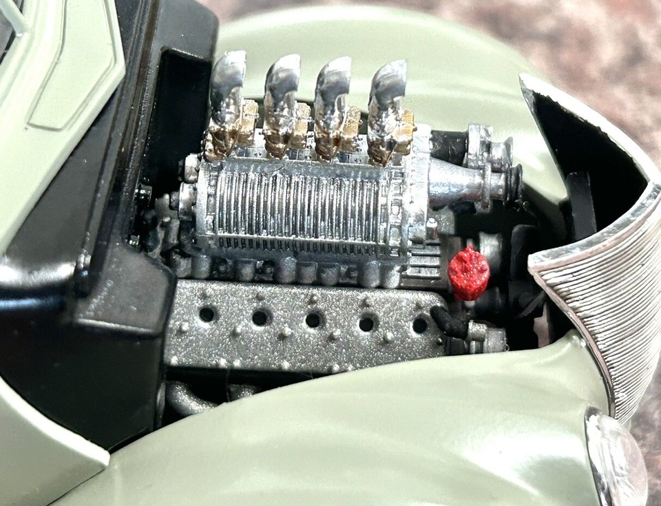 Resin Supercharged V-12 Flathead engine for scale model cars, 1/24 1/25 ...