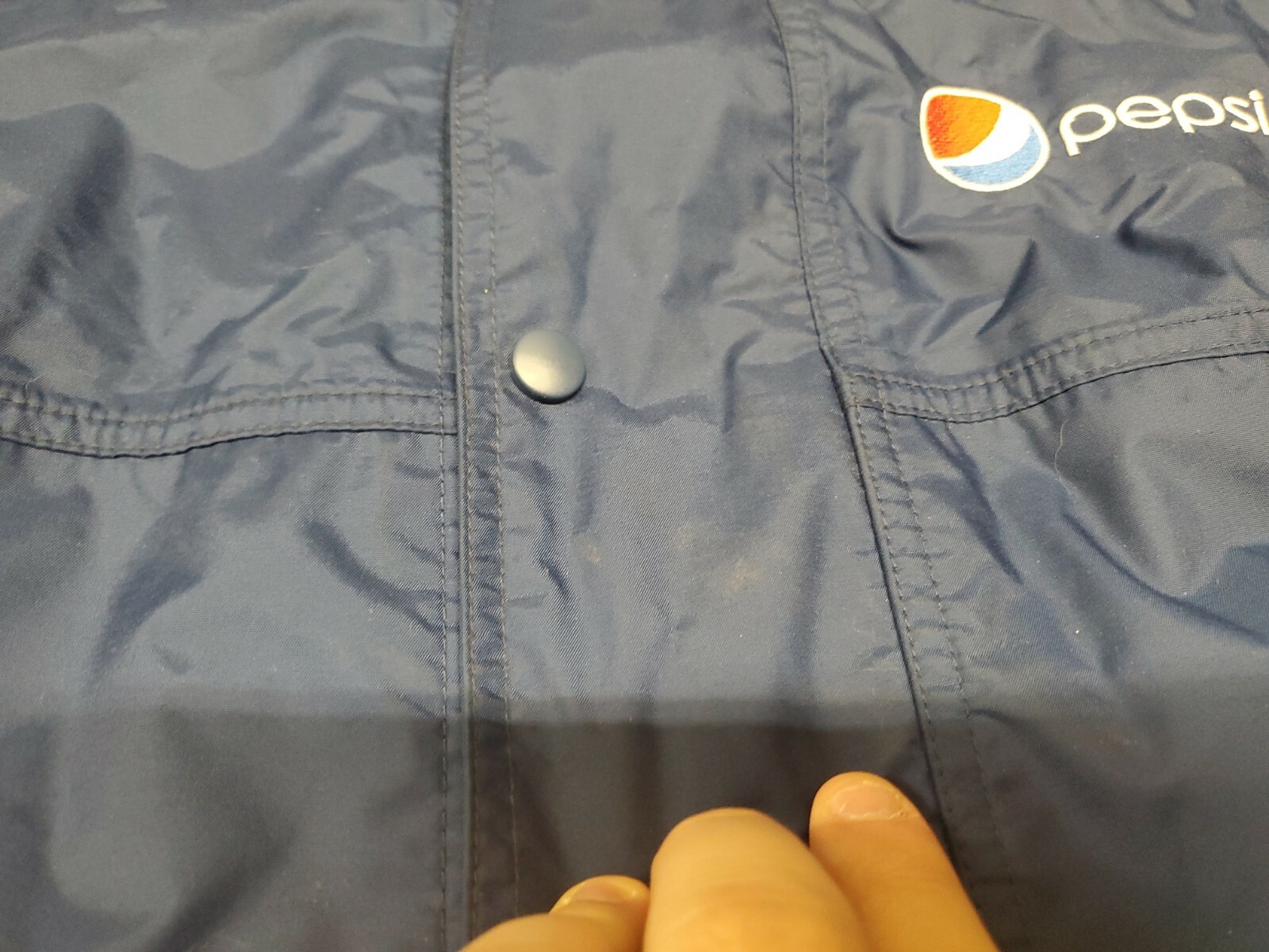 Pepsi Windbreaker Jacket Coat Medium Vented Packable … - Gem