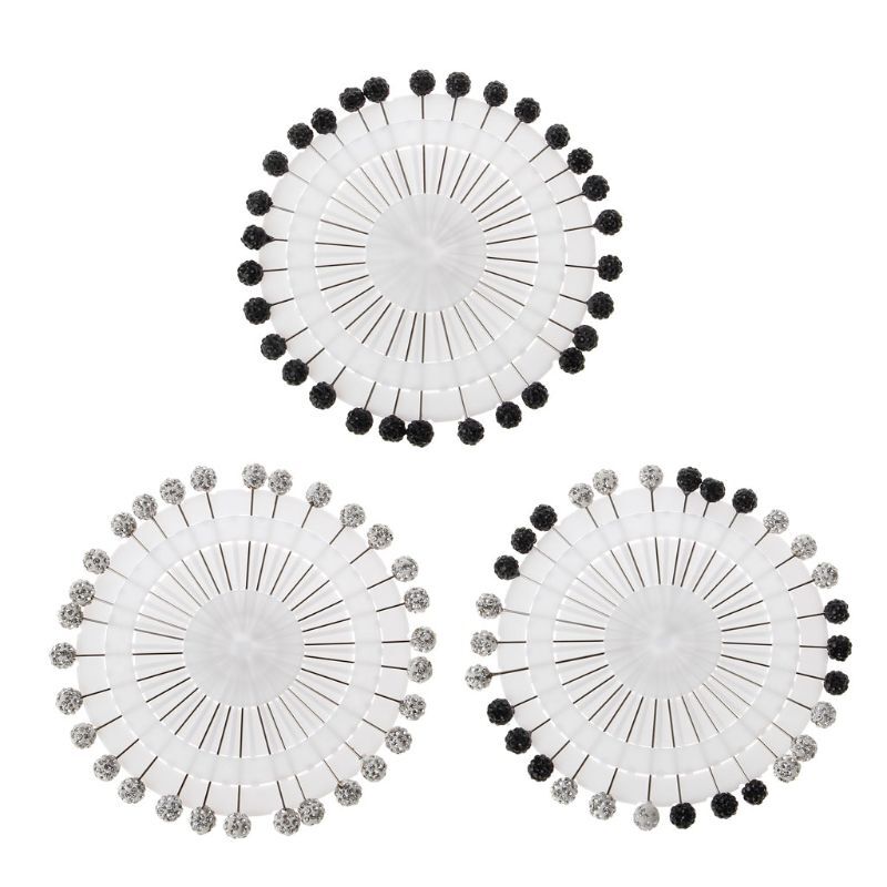 Trendy Shawl Scarf Alloy Chest Pins Brooches Hijab Safety Pin Mix ...