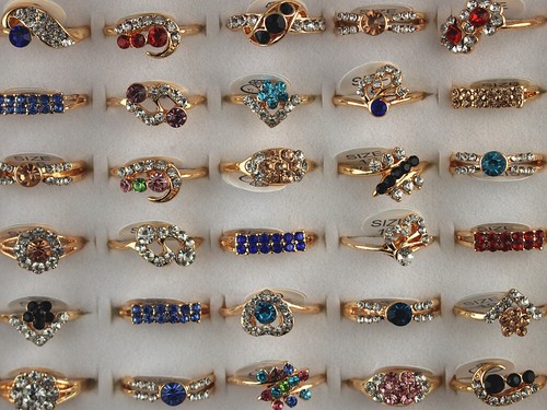 Wholesale Jewellery Lots 43pcs Gold Plated Mixed Small Full Rhinestone ...