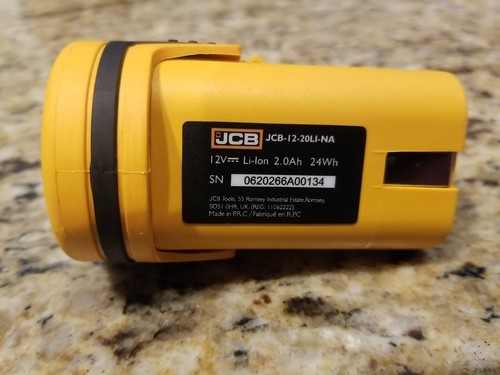 JCB 12V - LI-ION BATTERY JCB-12-20LI-NA, 2.0Ah 2Wh *OPEN-BOX/NEW* | eBay