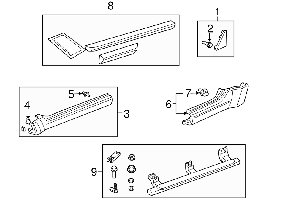 Genuine Honda Garnish Assembly L Front Pillar Corner *B529P* (Fiji Blue ...