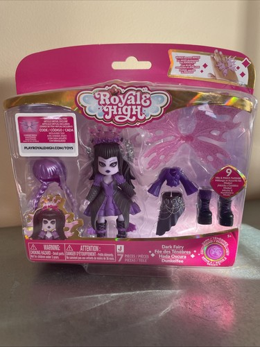 NEW Royale High Deluxe Series 2 DARK FAIRY Figure w/ STARDUST WINGS ...