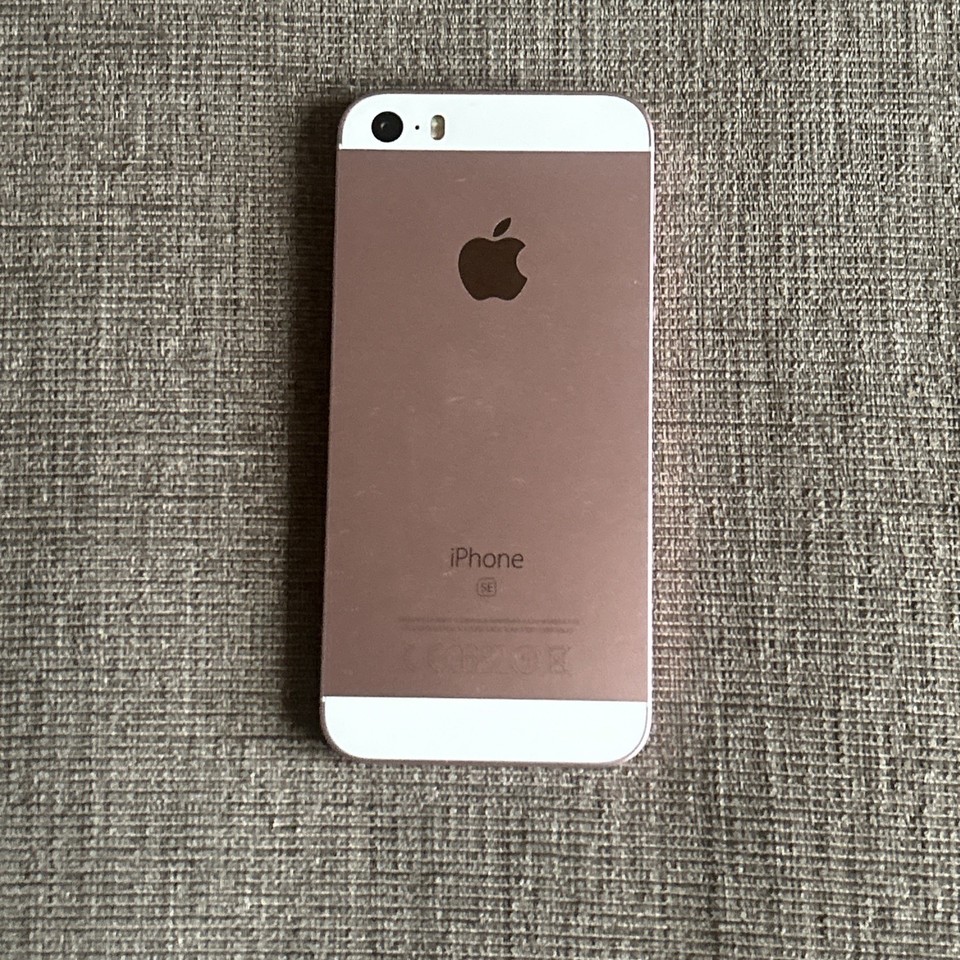 Apple iPhone SE 1st Generation Rose Gold - Working - Needs New Battery ...