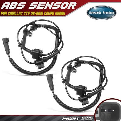 2x ABS Wheel Speed Sensors for Cadillac CTS 08-2015 15854167 Front Left ...