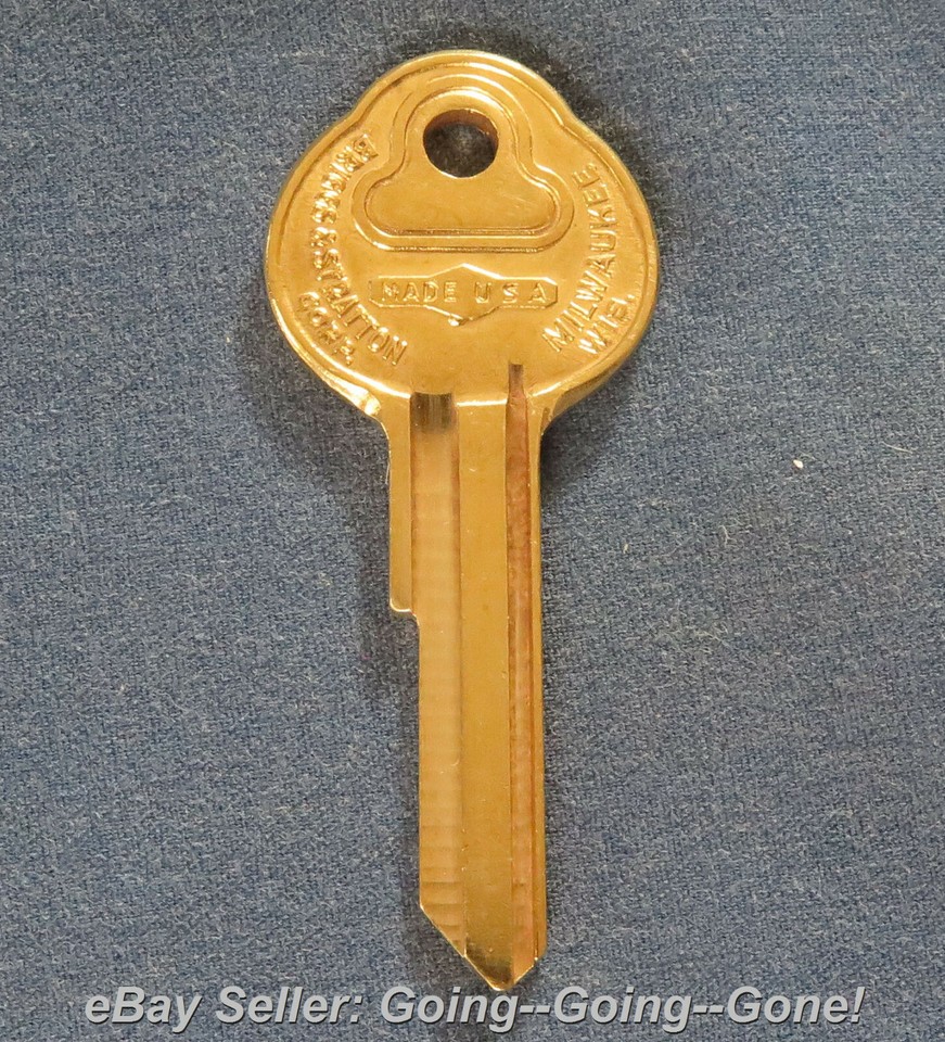 ORIGINAL KEY BLANK CHEVY PONTIAC OLDS BUICK GM 1935-1966 B11 TRUNK ...