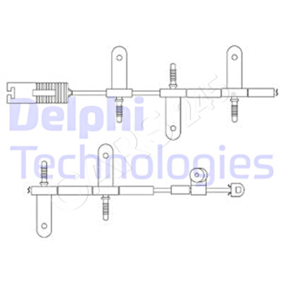 DELPHI Brake Pad Wear Warning Contact Set For MINI R50 R53 R52 JCW ...