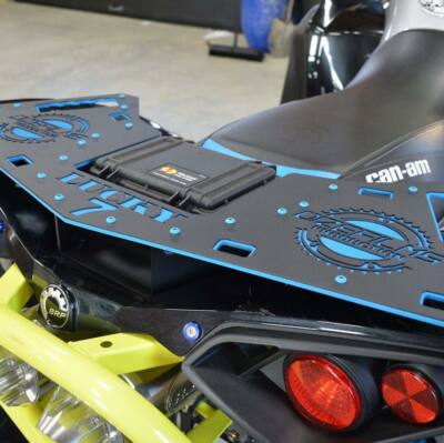 Can-Am Renegade Rear Rack w/Case ALUMINUM 500 570 800 850 1000 ALL YRS ...