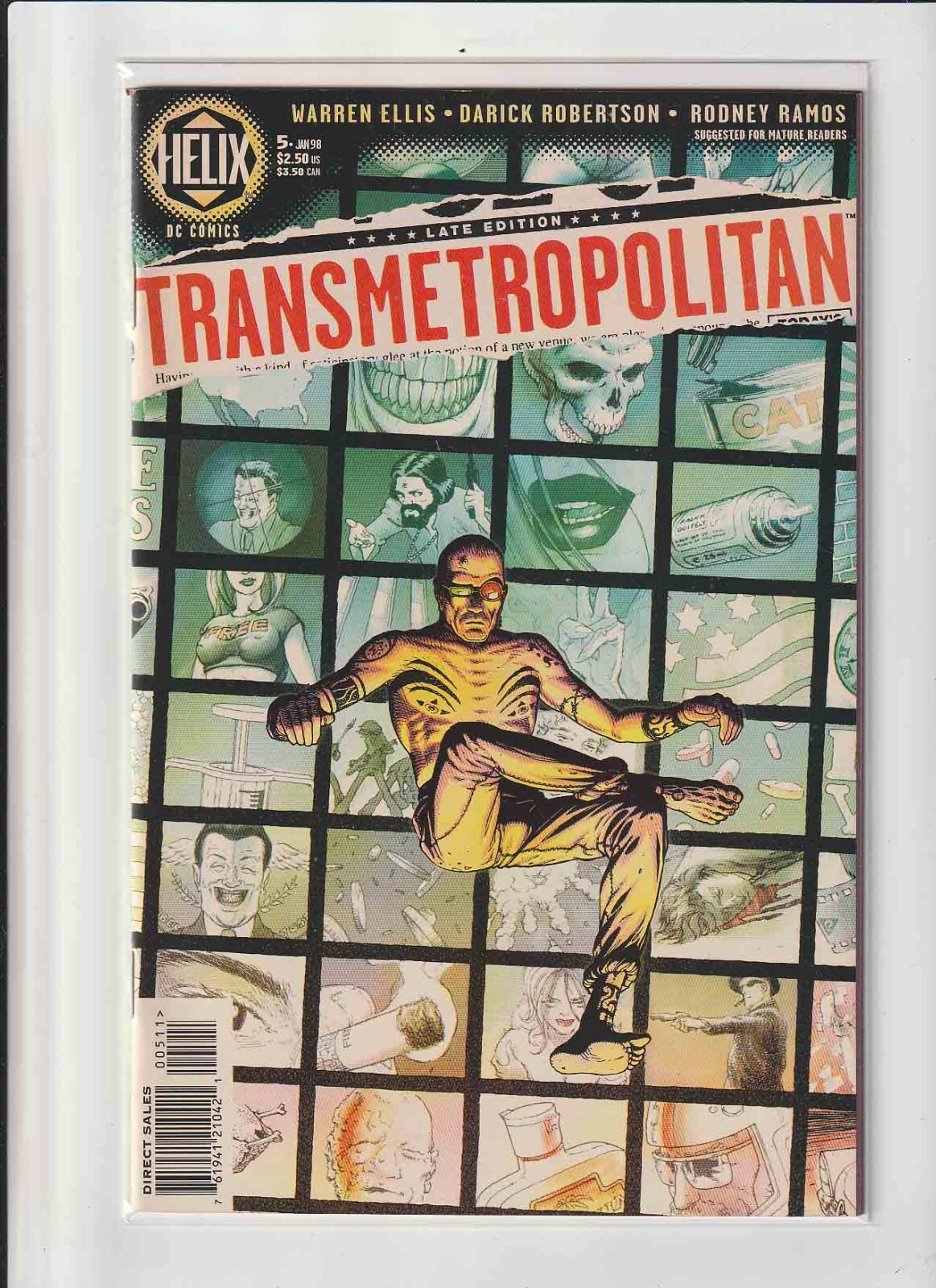 Transmetropolitan #5 (1998) Frank Quitely Cover / 1st Appearance of ...