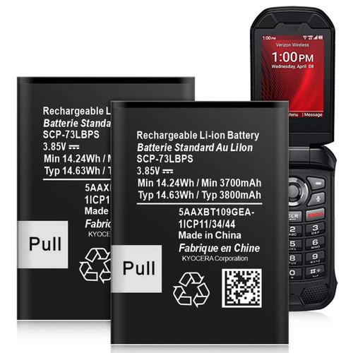 NEW Replacement Battery for Kyocera DuraXV Extreme E4810 SCP-73LBPS ...