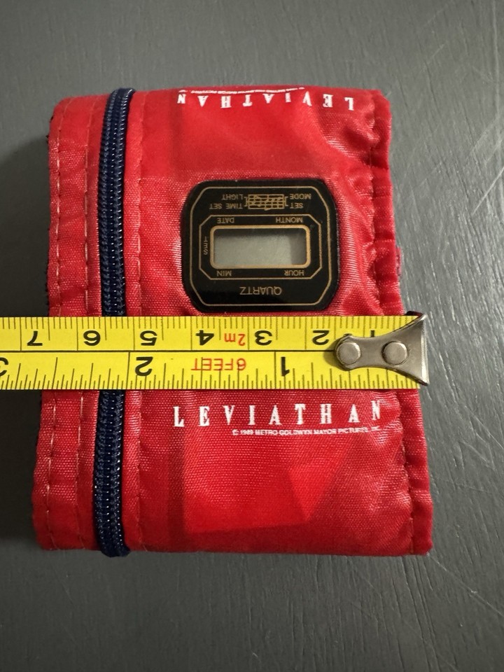 Leviathan 1989 MGM Movie Promo Swag Sports Wallet Wrist Bracelet Watch ...