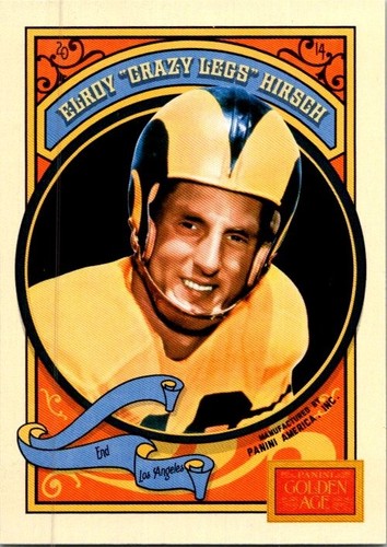 2014 Panini Golden Age #61 Elroy "Crazy Legs" Hirsch | eBay