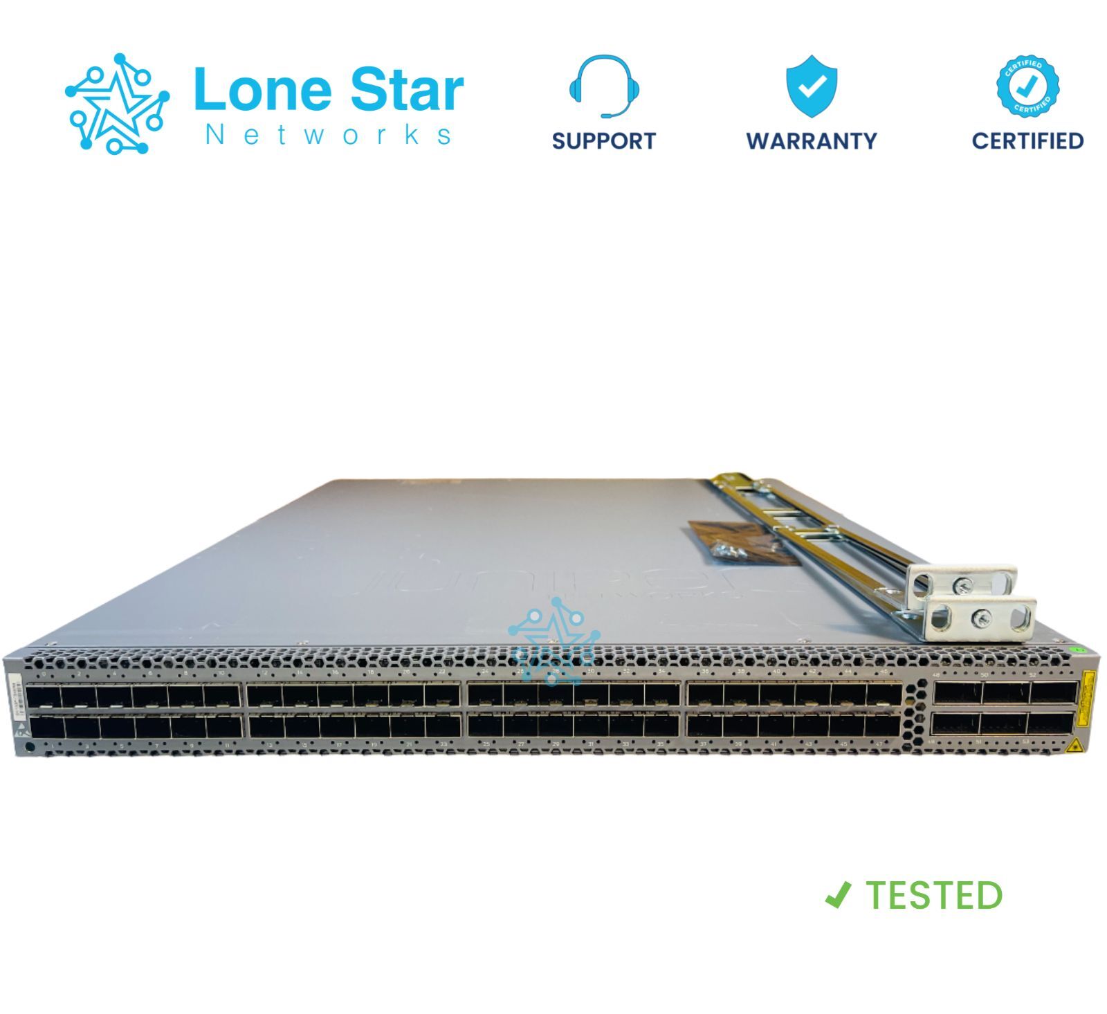 Juniper QFX5100-48S-AFI 48x SFP+/SFP 6x QSFP QFX5100 Switch+4 Post Rack ...