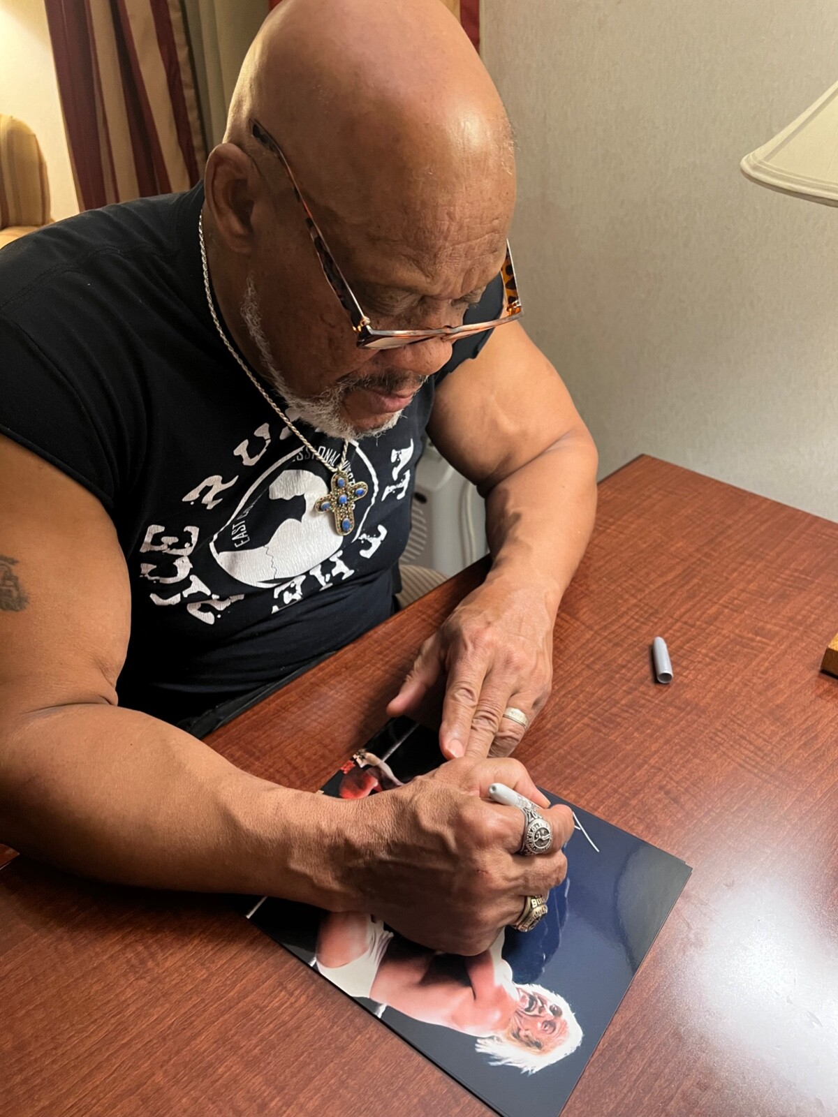 Tony Atlas Signed 8x10 WWF Pro Wrestling Photo NWA WWE HOF Mr USA Hulk ...