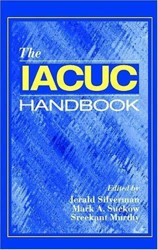 IACUC Handbook by Mark A. Suckow (2000, Hardcover) for sale online | eBay