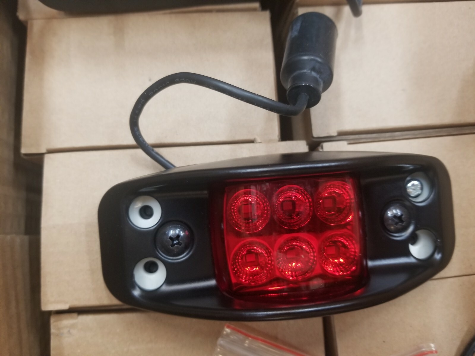 NEW BLACK HMMWV Humvee M998 RED LED SIDE | Grelly USA