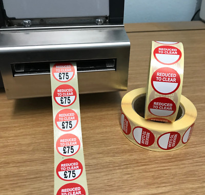 Thermal printer - Circular - Reduced To Clear - Labels / Stickers | eBay