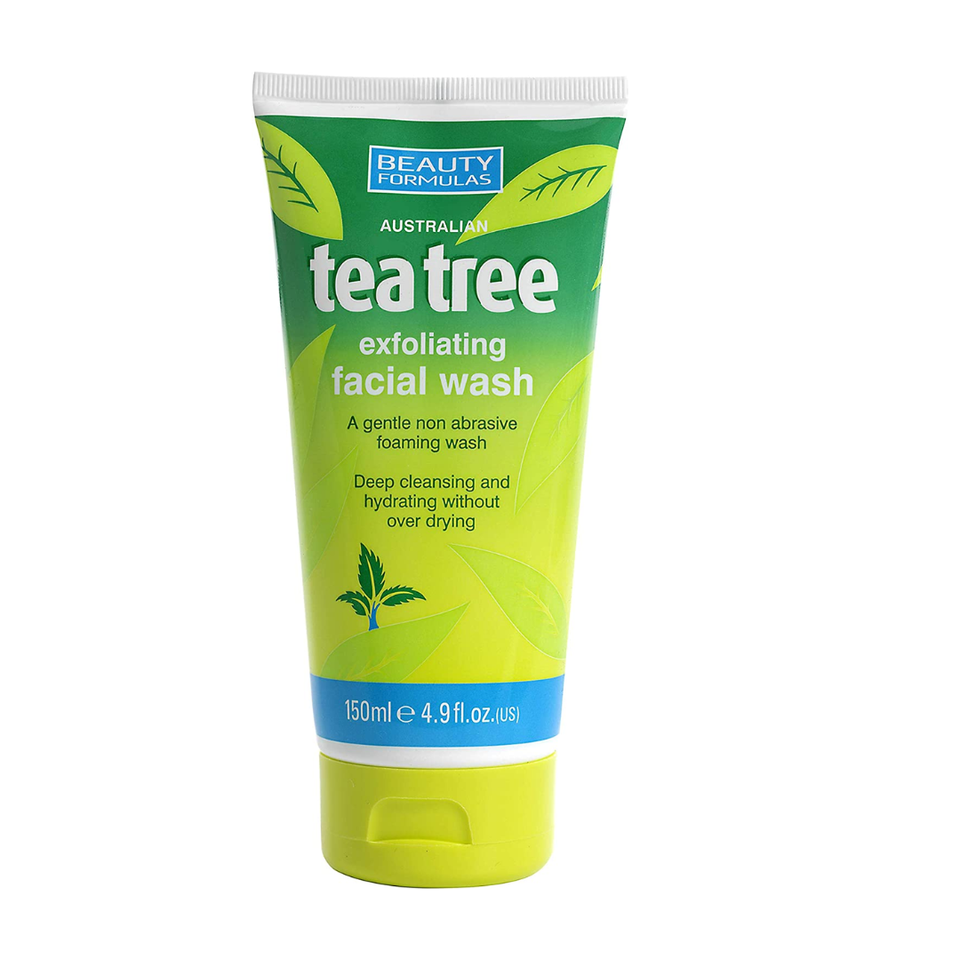 Beauty Formulas Tea Tree Exfoliating Facial Wash 150ml - Pack of 6 ...