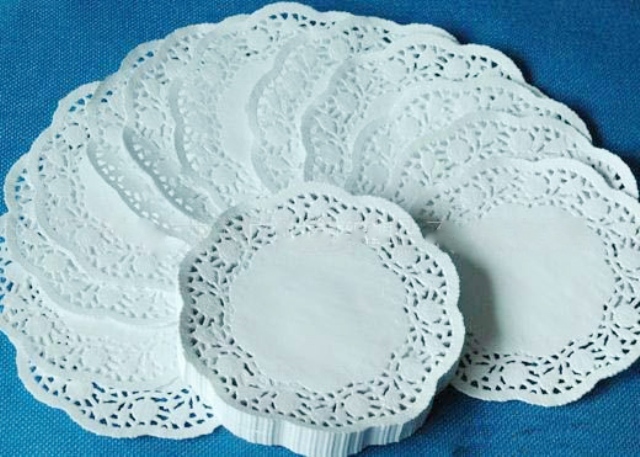 250x 7.5" Round Paper Lace Doyleys Doilies Catering Party Wedding ...