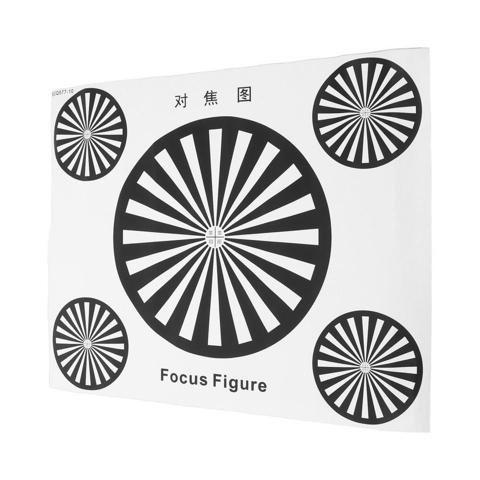 Camera Test Card Color Calibration Adhesive Focus Chart Resolution ...