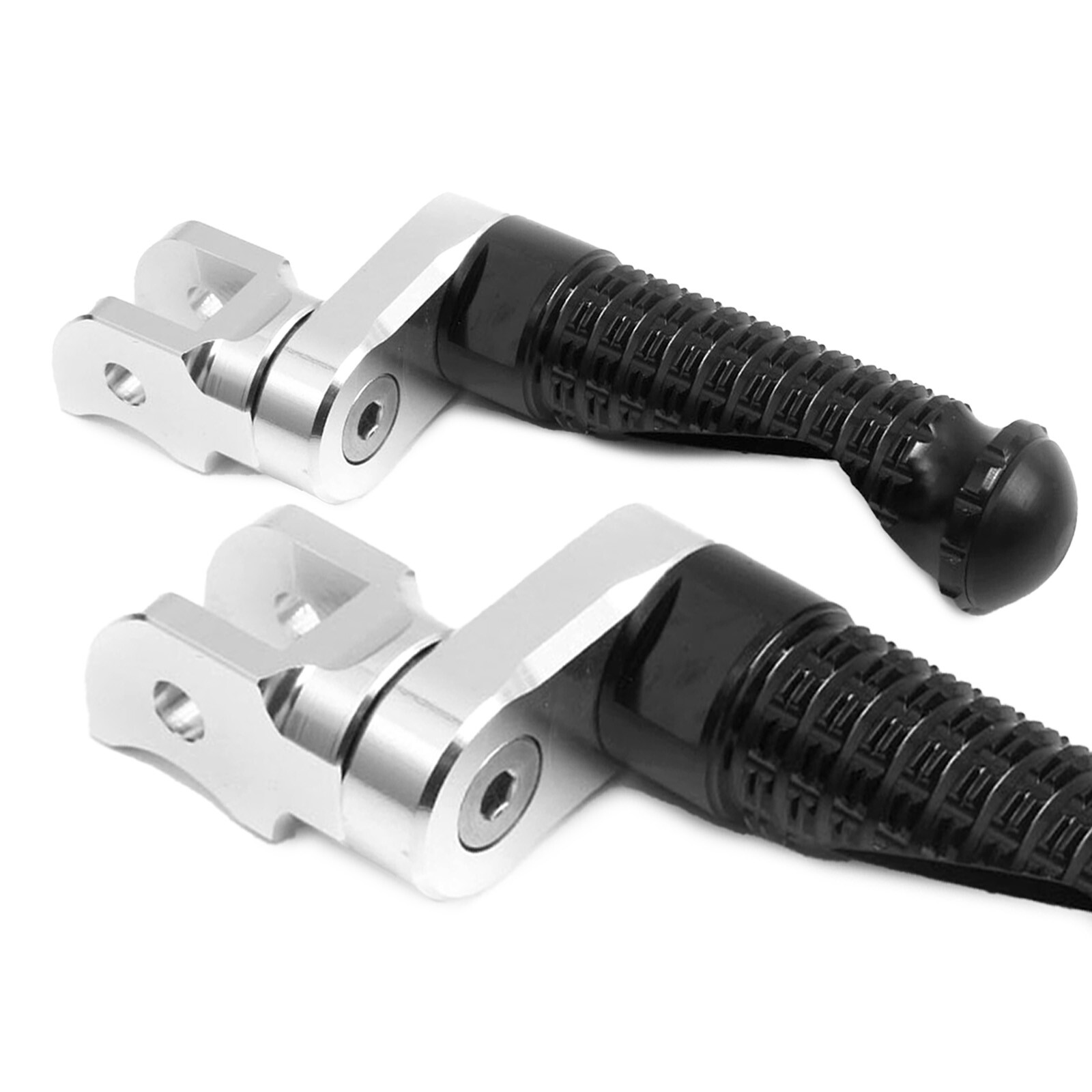 Black Front Foot Pegs MPRO 25mm Extension For Street Triple 675 R 09-12 ...
