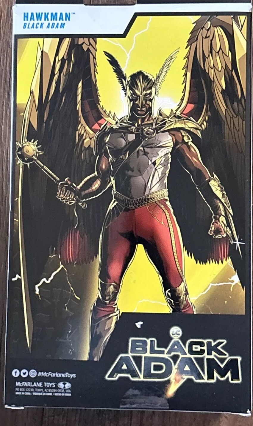 McFarlane Toys DC Multiverse Black Adam Hawkman 7" Action Figure NEW ...