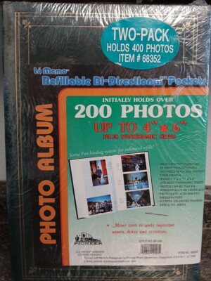 VTG Pioneer Le' Memo Bi-Directional Photo Album 2pk-Holds 400 Photos 4 ...