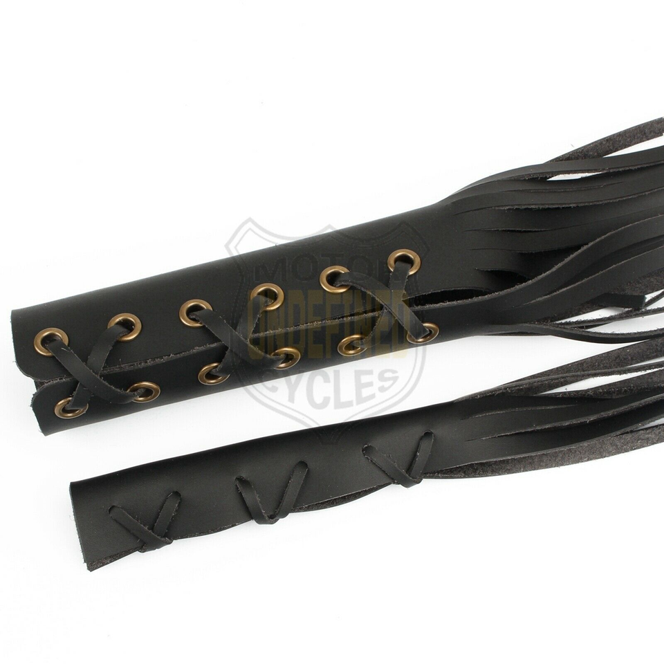 Universal Handlebar Grip Tassel Clutch Lever Fringe Covers Leather ...