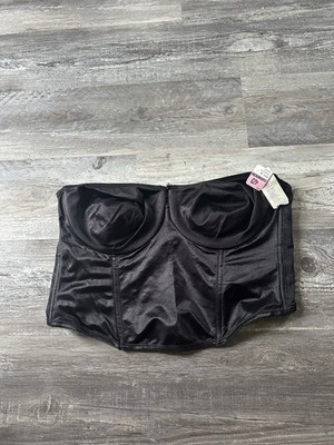 Curvation Black Corset Bra Bustier Women's Size 42D NWT | eBay