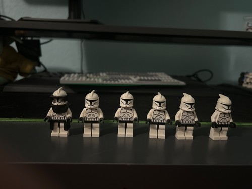 Lego Star Wars Phase 1 Clone Trooper Clone Wars Lot Of 6 with Kama and ...